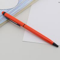 China Colorful Metal Ballpoint Pen Touch Screen Twist Stylus Ball Pen For Office Business for sale
