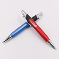 China Aluminium Metal Ballpoint Pen Classic Clip Design Office Ball Pen Promotion Logo Pen for sale