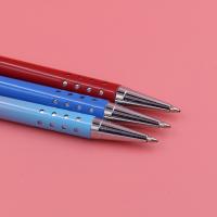 China Metal Press Gradient Aluminum Ballpoint Pen 1.0mm Advertising Ballpoint Pens for sale