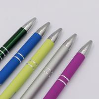 China Classical Aluminum Ballpoint Pen 1.0mm Touch Screen Click Ball Pen For Promotion Advertising for sale