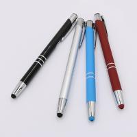 China Office Metal Ballpoint Pen 2 in 1 Multifunctional Aluminum Screen Stylus Ballpoint Pen for sale