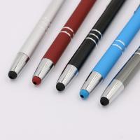 China Office Metal Ballpoint Pen 2 in 1 Multifunctional Aluminum Screen Stylus Ballpoint Pen for sale