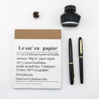 China Black Creative Stationery Soft Tip Calligraphy Brush Pen Signature Pen For Gift for sale