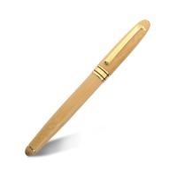 China Natural Color Creative Stationery Bamboo Barrel Pen Style Convenient Brush Pen for sale