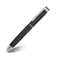 China Metal Thick Barrel Ballpoint Pen Customized Logo 1.0mm Twist Type Business Ball Pen for sale