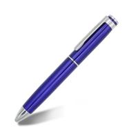 China Metal Thick Barrel Ballpoint Pen Customized Logo 1.0mm Twist Type Business Ball Pen for sale