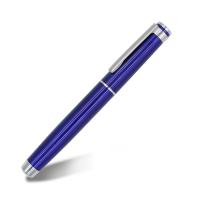China Bullet Tip Metal Roller Ball Pen With Cap 0.7mm Multiple Colors Roller Pen for sale