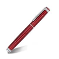 China Bullet Tip Metal Roller Ball Pen With Cap 0.7mm Multiple Colors Roller Pen for sale