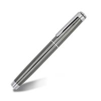 China Bullet Tip Metal Roller Ball Pen With Cap 0.7mm Multiple Colors Roller Pen for sale