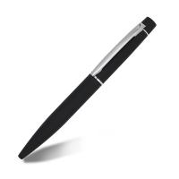 China High End Business Metal Twist Ballpoint Pen Soft Coating Pen Barrel Ball Pen Office Supplies for sale