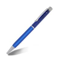China Metal Creative Ball Pen Oil Filling Triangle Barrel Twist Gift Ballpoint Pens for sale