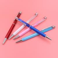 China Metal Creative Ball Pen Oil Filling Triangle Barrel Twist Gift Ballpoint Pens for sale