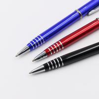 China Aluminum Metal Ballpoint Pen Touch Screen Ball Pen Promotion Stylus Pen For Office for sale