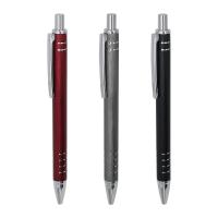 China Classic Metal Ballpoint Pen Aluminum Promotion Logo Press Ball Pen for sale