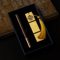 China Customized Business Stationery Set Propitious Cloud Bookmark Gift Box Signature Pen for sale