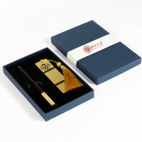 China Customized Business Stationery Set Propitious Cloud Bookmark Gift Box Signature Pen for sale