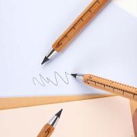China Bamboo Creative Pencil Eternal Pencil Scale Stylus Pens For Touch Screens for sale