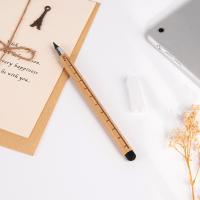 China Bamboo Creative Pencil Eternal Pencil Scale Stylus Pens For Touch Screens for sale