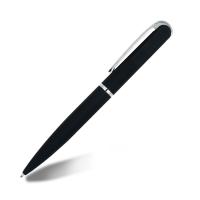 China Business Ball Pen With Logo Metal Rotating Soft Coating Soft Touch Ballpoint Pen for sale