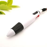 China Four Color 0.7mm ballpoint pen Convenient Handbook Pen With Hanging Rope for sale