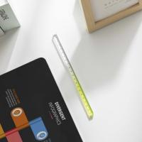 China School Creative Stationery Gradient Color Acrylic Transparent Cubic Ruler for sale