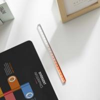 China School Creative Stationery Gradient Color Acrylic Transparent Cubic Ruler for sale