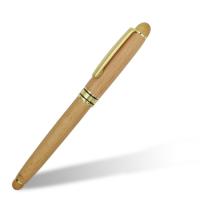 China Eco Friendly Beech Wood Fountain Pen Brass Accessories For Business Gifts Friends for sale