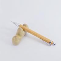 China School Bamboo Wood Automatic Press Pencil Eco Friendly Pencil With Steel Clip for sale