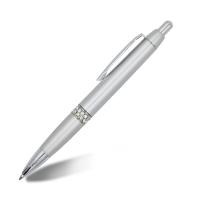 China Elegant Business Ballpoint Pen Diamond-Inlayed Ring Design 1.0mm Gift Ball Pen for sale