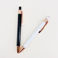 China Classic Design Metal Ball Pen Press-Type Aluminum Ballpoint Pen Customized Logo for sale