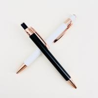 China Classic Design Metal Ball Pen Press-Type Aluminum Ballpoint Pen Customized Logo for sale