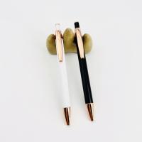 China Classic Design Metal Ball Pen Press-Type Aluminum Ballpoint Pen Customized Logo for sale