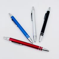 China Office Business Metal Aluminum Press Ballpoint Pen High Quality Custom Logo Pen for sale