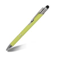 China Classical Aluminum Ballpoint Pen 1.0mm Touch Screen Click Ball Pen For Promotion Advertising for sale