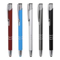China Office Metal Ballpoint Pen 2 in 1 Multifunctional Aluminum Screen Stylus Ballpoint Pen for sale