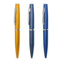 China School Office Metal Twist Ballpoint Pen 1.0mm Fluent Writing Continuous Ink Ball Pen for sale