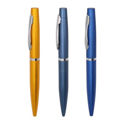 China School Office Metal Twist Ballpoint Pen 1.0mm Fluent Writing Continuous Ink Ball Pen for sale