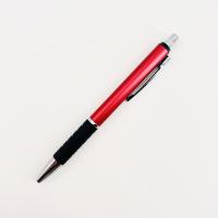 China Non-slip Rubber Pen Grip Aluminum Ballpoint Pen Lightweight Colorful Metal Ball Pen for sale