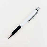 China Non-slip Rubber Pen Grip Aluminum Ballpoint Pen Lightweight Colorful Metal Ball Pen for sale
