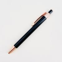 China Classic Design Metal Ball Pen Press-Type Aluminum Ballpoint Pen Customized Logo for sale