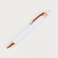 China Classic Design Metal Ball Pen Press-Type Aluminum Ballpoint Pen Customized Logo for sale