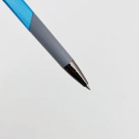 China Press Aluminum Gel Pen 0.5mm Multi-color Square Barrel Metal Neutral Pen Stationery Supply for sale