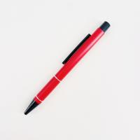 China High End Simple Aluminum Ballpoint Pen Spray Painting Smooth Writing Ball Pen for sale
