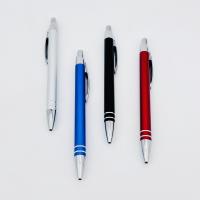 China Office Business Metal Aluminum Press Ballpoint Pen High Quality Custom Logo Pen for sale