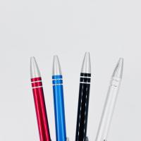 China Office Business Metal Aluminum Press Ballpoint Pen High Quality Custom Logo Pen for sale