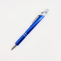 China School Stationery Colorful Press Metal Ball Pen 1.0mm Silver Clip Portable Pen Print Logo for sale