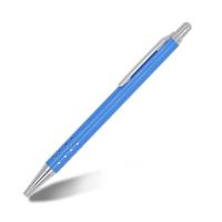 China Metal Press Gradient Aluminum Ballpoint Pen 1.0mm Advertising Ballpoint Pens for sale