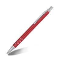 China Metal Press Gradient Aluminum Ballpoint Pen 1.0mm Advertising Ballpoint Pens for sale