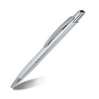 China ODM Metal Aluminum Ballpoint Pens 1.0mm Press Ball Pen For Office School Writing for sale