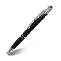 China ODM Metal Aluminum Ballpoint Pens 1.0mm Press Ball Pen For Office School Writing for sale